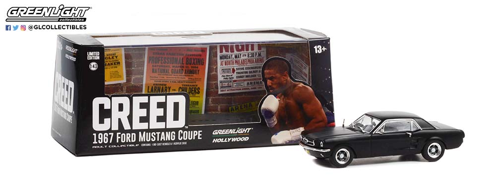 Greenlight 86615 1/43 - Creed (2015) - Adonis Creed's 1967 Ford Mustan ...