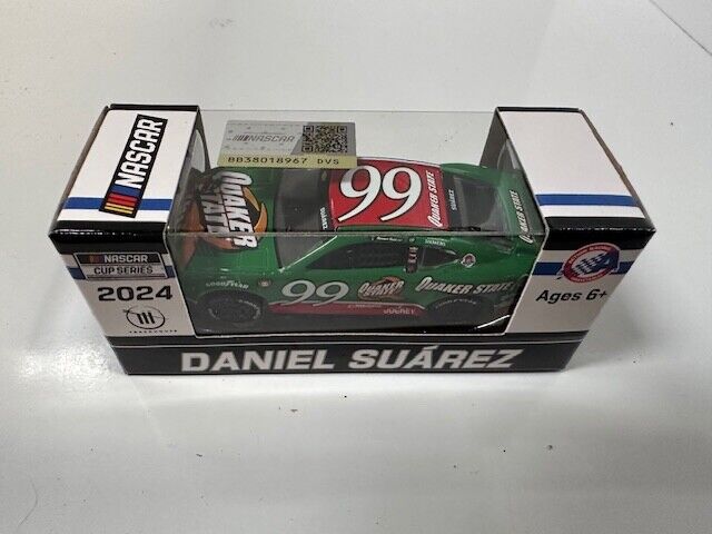 NASCAR 1/64 DANIEL SUAREZ 99 QUAKER STATE THROWBACK 2024, – road2racemodels