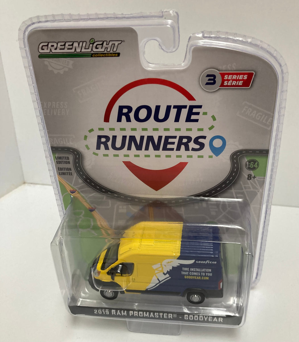 2019 Ram ProMaster 2500 Cargo High Roof Goodyear 1:64 Scale Greenlight ...